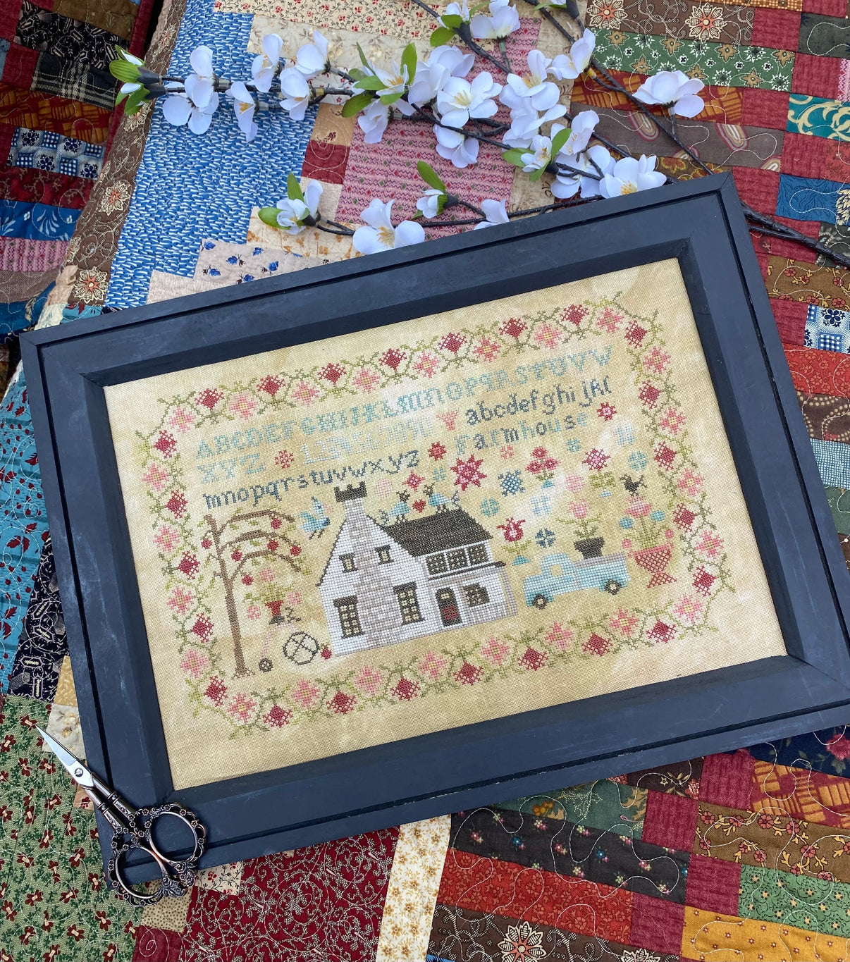 Vintage Farmhouse Sampler PDF – Pansy Patch Quilts and Stitchery